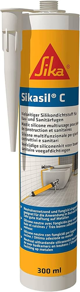 Sikasil C - silikon neutrál 100% - průhledný 300ml | ProEx 2000